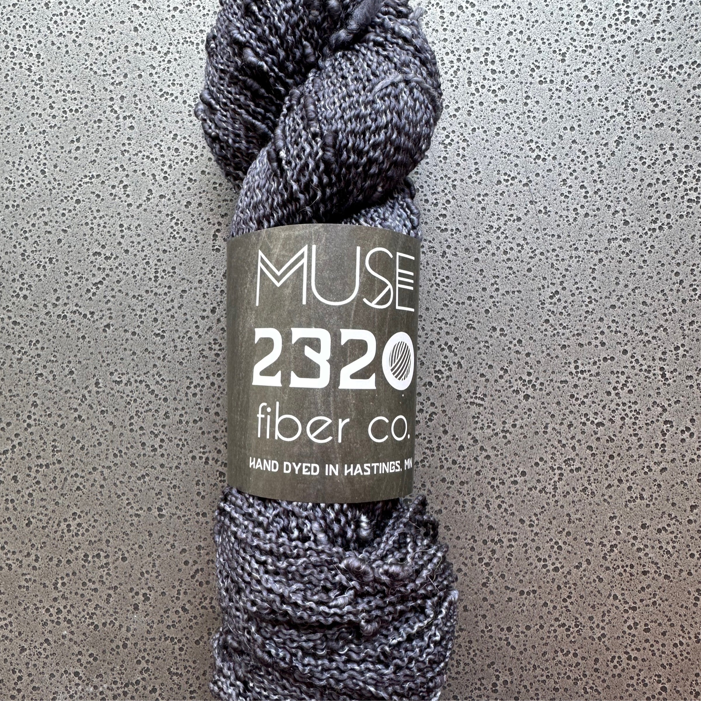 Bumblebee - Slub Fingering SW Merino/Nylon | MUSE2320 Fiber Co.